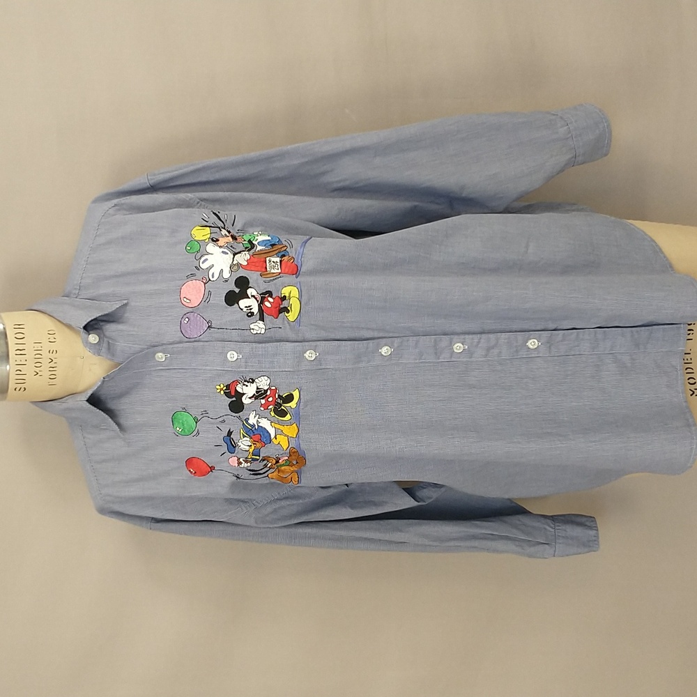 80s Disney Shirt Mickey Minnie Pluto Goofy Donald Duc… - Gem